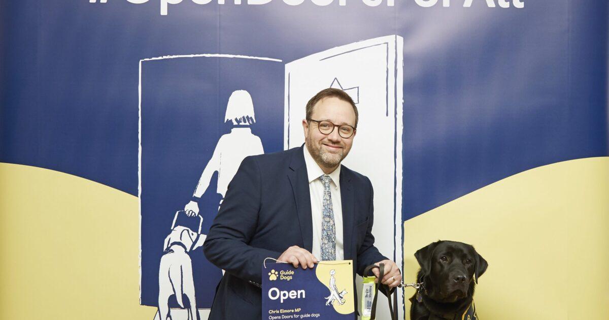 Chris Elmore MP supports Guide Dogs’ Open Doors Campaign - Chris Elmore MP